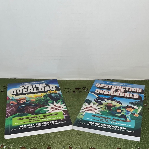 Minecraft | Other | Minecraft Adventure Book Set By Mark Cheverton ...